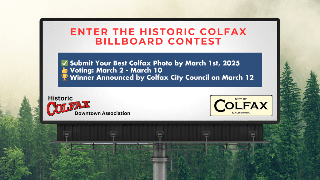 Historic Colfax CA Billboard Contest: Showcasing Downtown Colfax ...